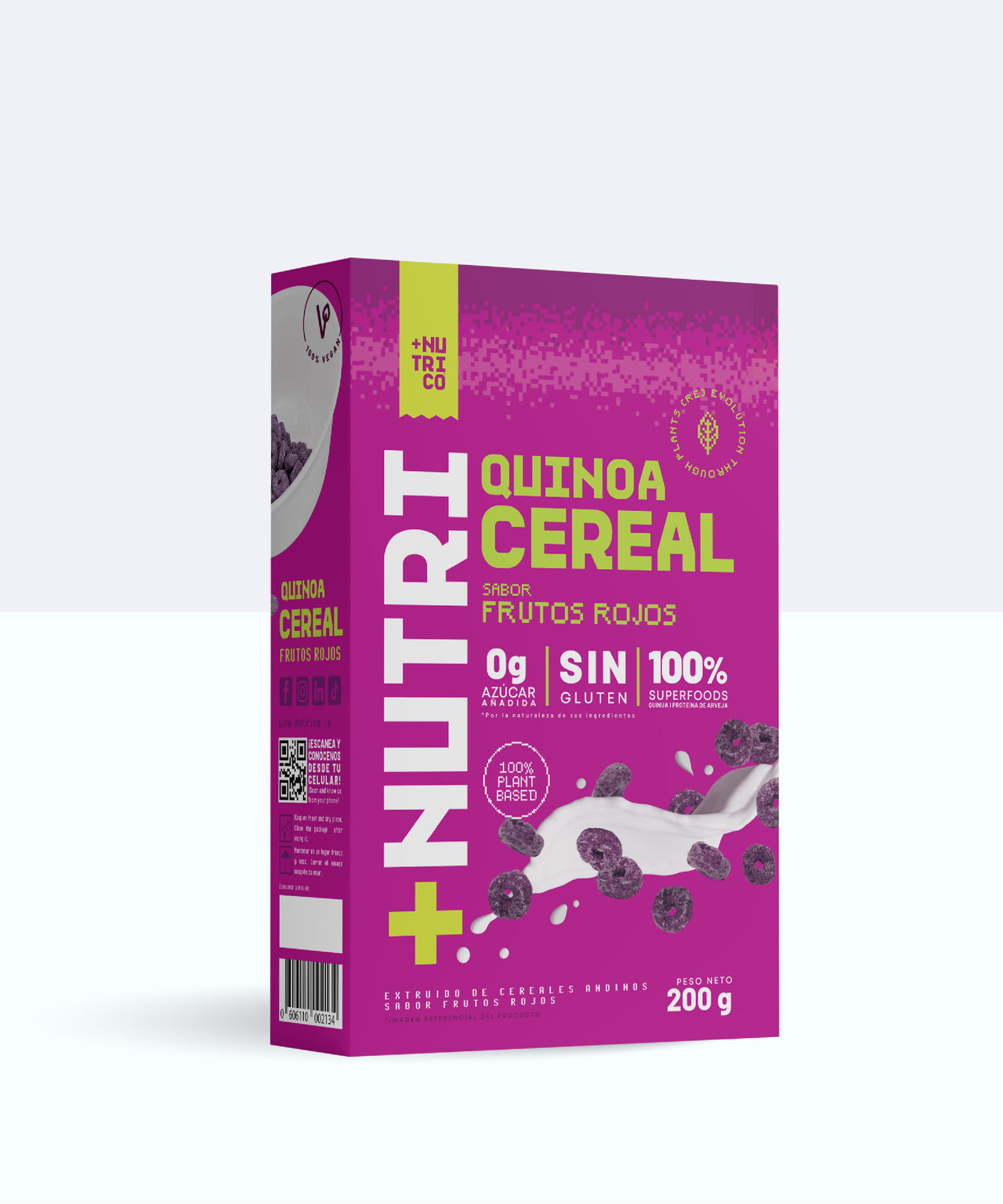 Cereal Saludable Quinua y Frutos Rojos | Sin Azúcar | NUTRI Co – NUTRI ...