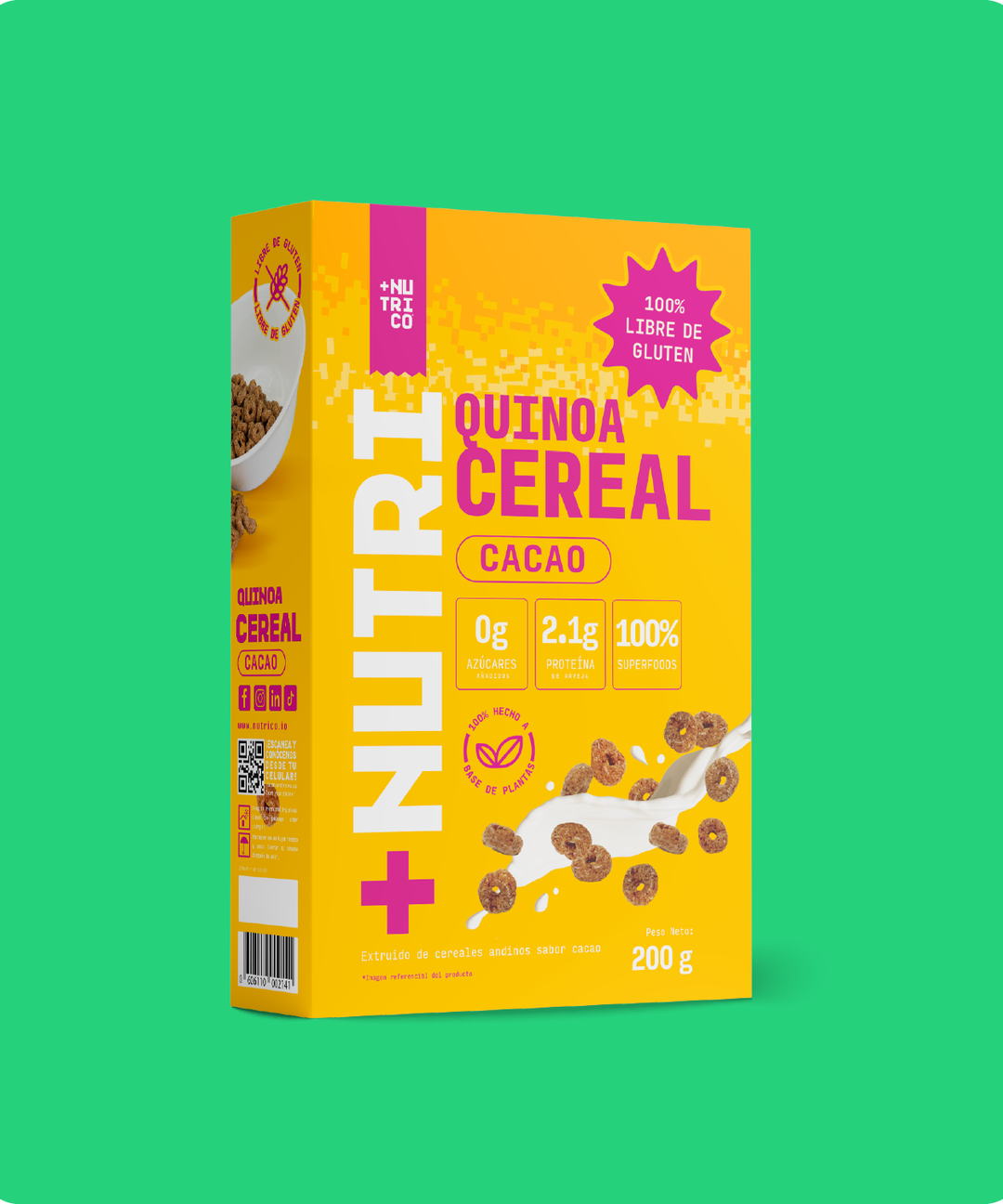 Cereal Saludable con Quinua y Cacao | Sin Azúcar | NUTRI Co – NUTRI ...