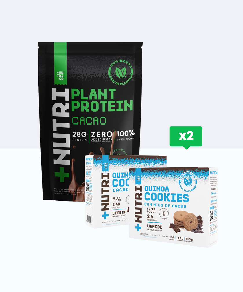 Proteína Plant Protein + 2 Cajas Galletas de Quinua – NUTRI COMPANY PE
