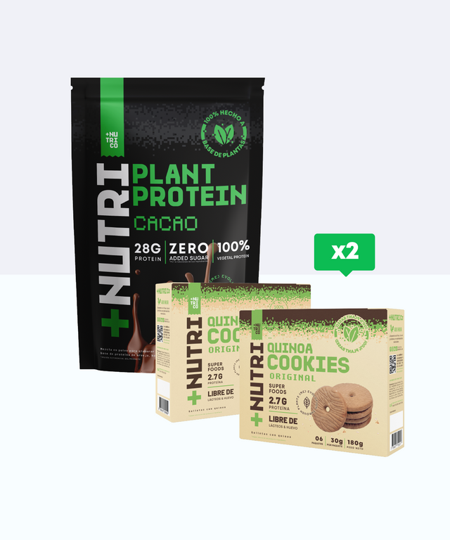 Proteína Plant Protein + 2 Cajas Galletas de Quinua – NUTRI COMPANY PE