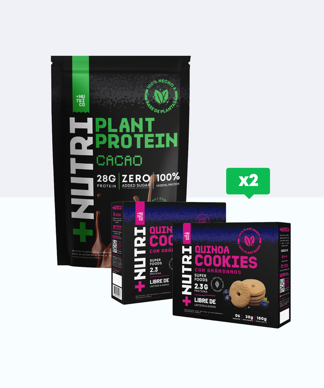 Proteína Plant Protein + 2 Cajas Galletas de Quinua – NUTRI COMPANY PE