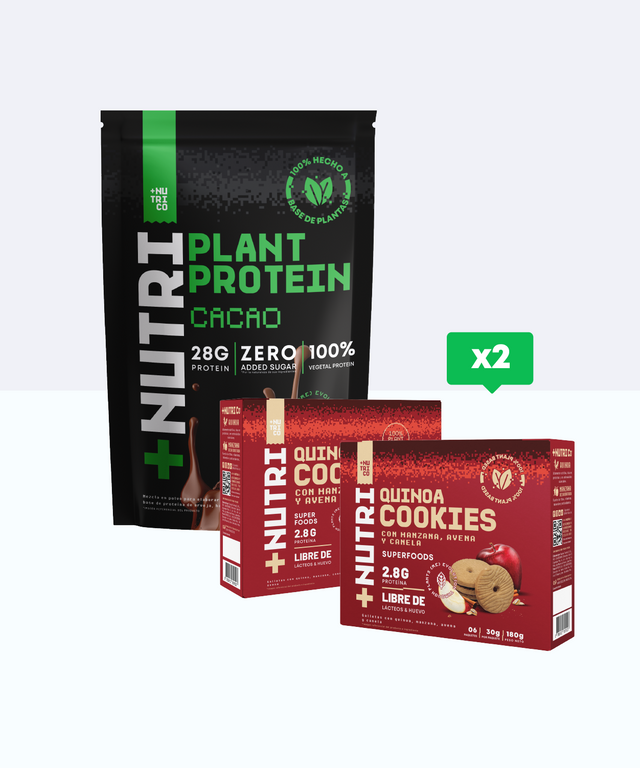 Proteína Plant Protein + 2 Cajas Galletas de Quinua – NUTRI COMPANY PE