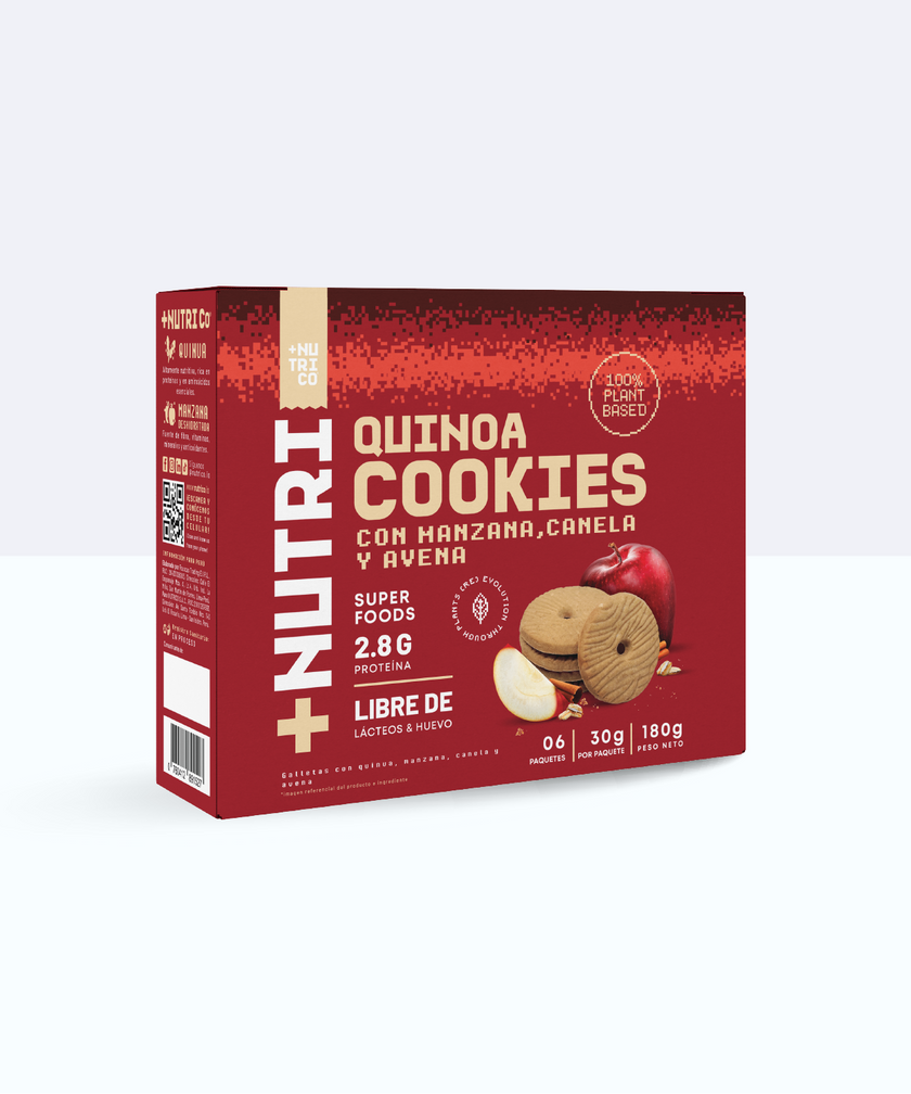 Galletas de Quinua Manzana y Canela | Snacks Saludables | NUTRI Co ...
