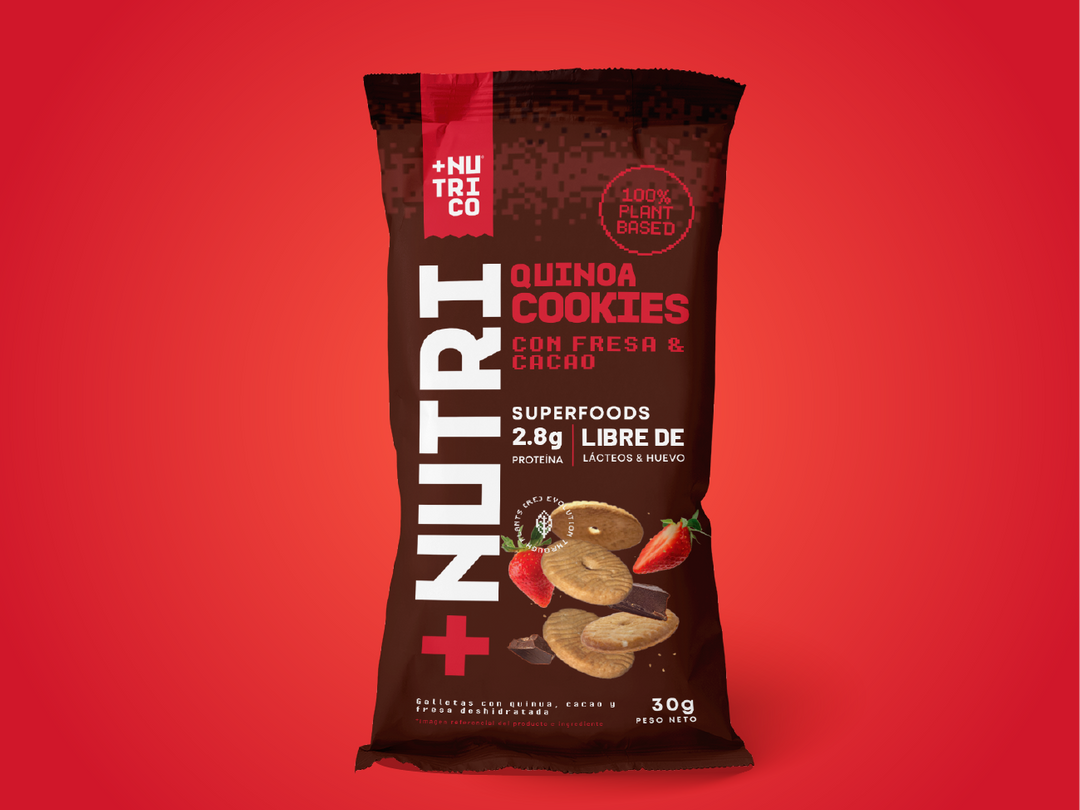 Galletas de Quinua Fresa y Cacao | Snacks Saludables | NUTRI Co – NUTRI ...